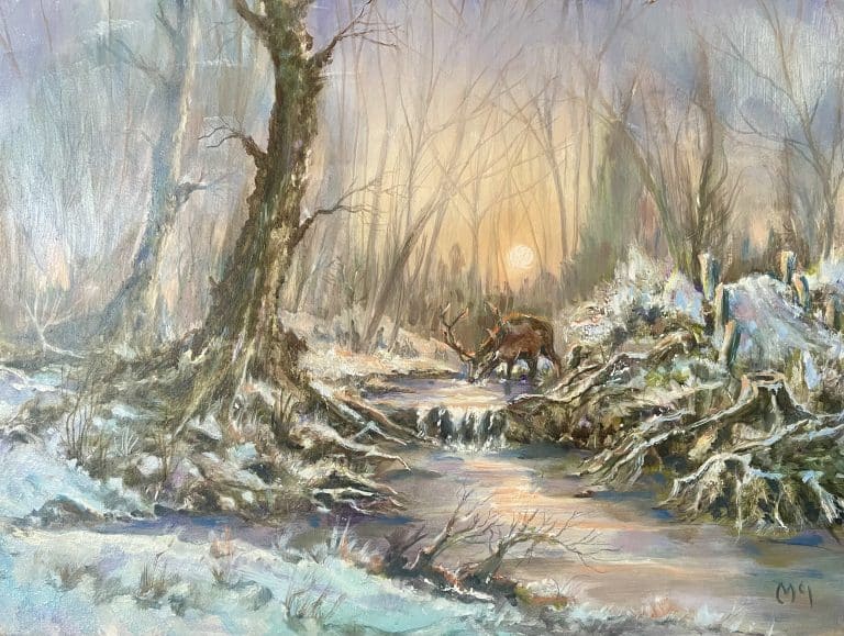 Snowy Galloway Forest - Glasgow Art Club